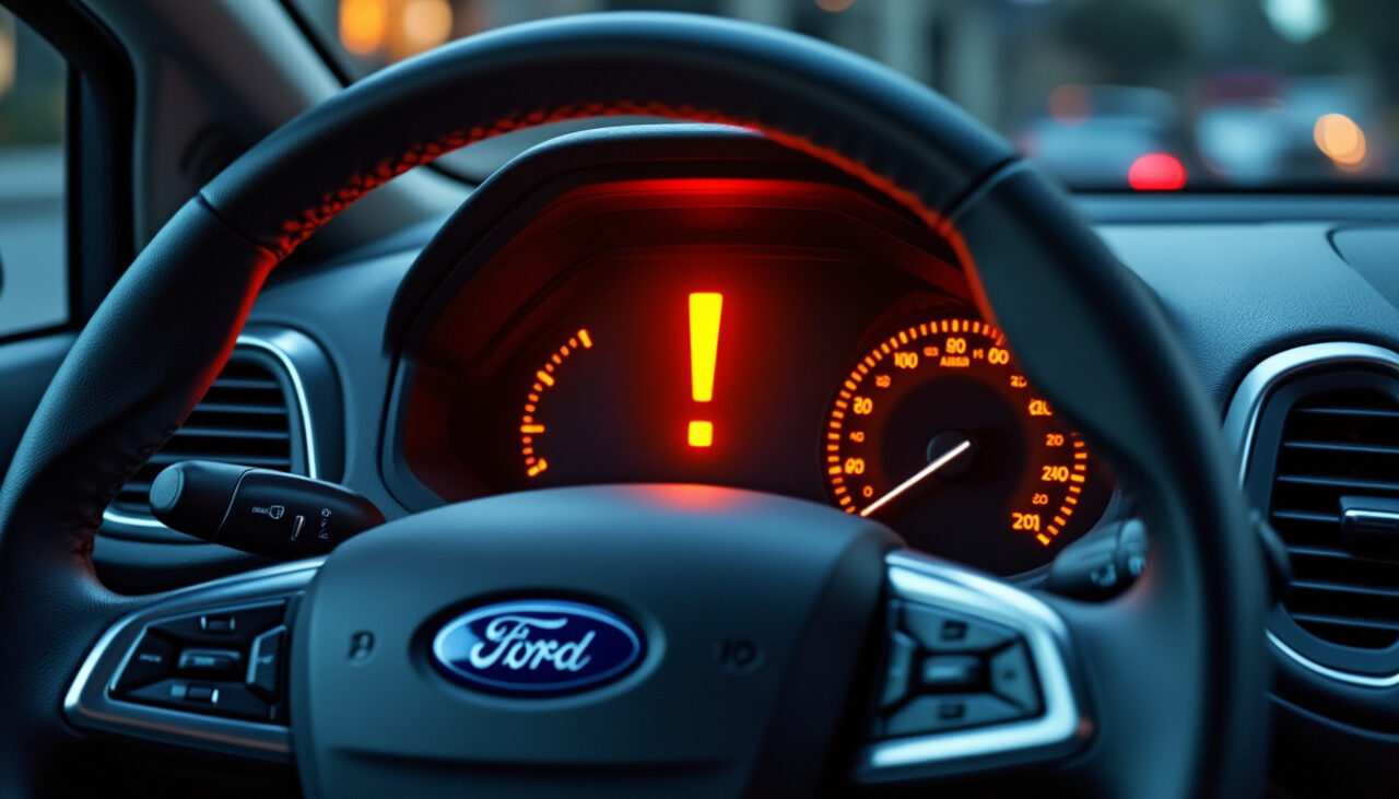 Comprendre le voyant orange point d'exclamation de votre Ford Fiesta